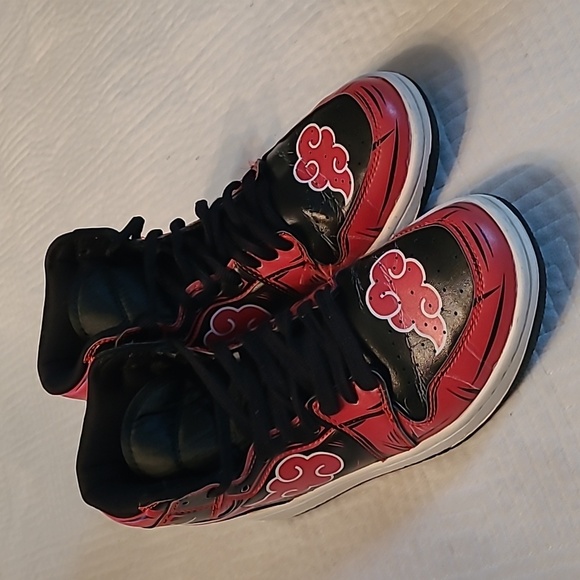 naruto | Shoes | Naruto Akatsuki Itachi Size Custom Shoes Sz 6 Or Sz 38 ...